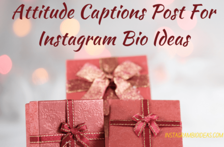 1000+ Attitude Captions for Instagram Bio: Bold and Stylish caption